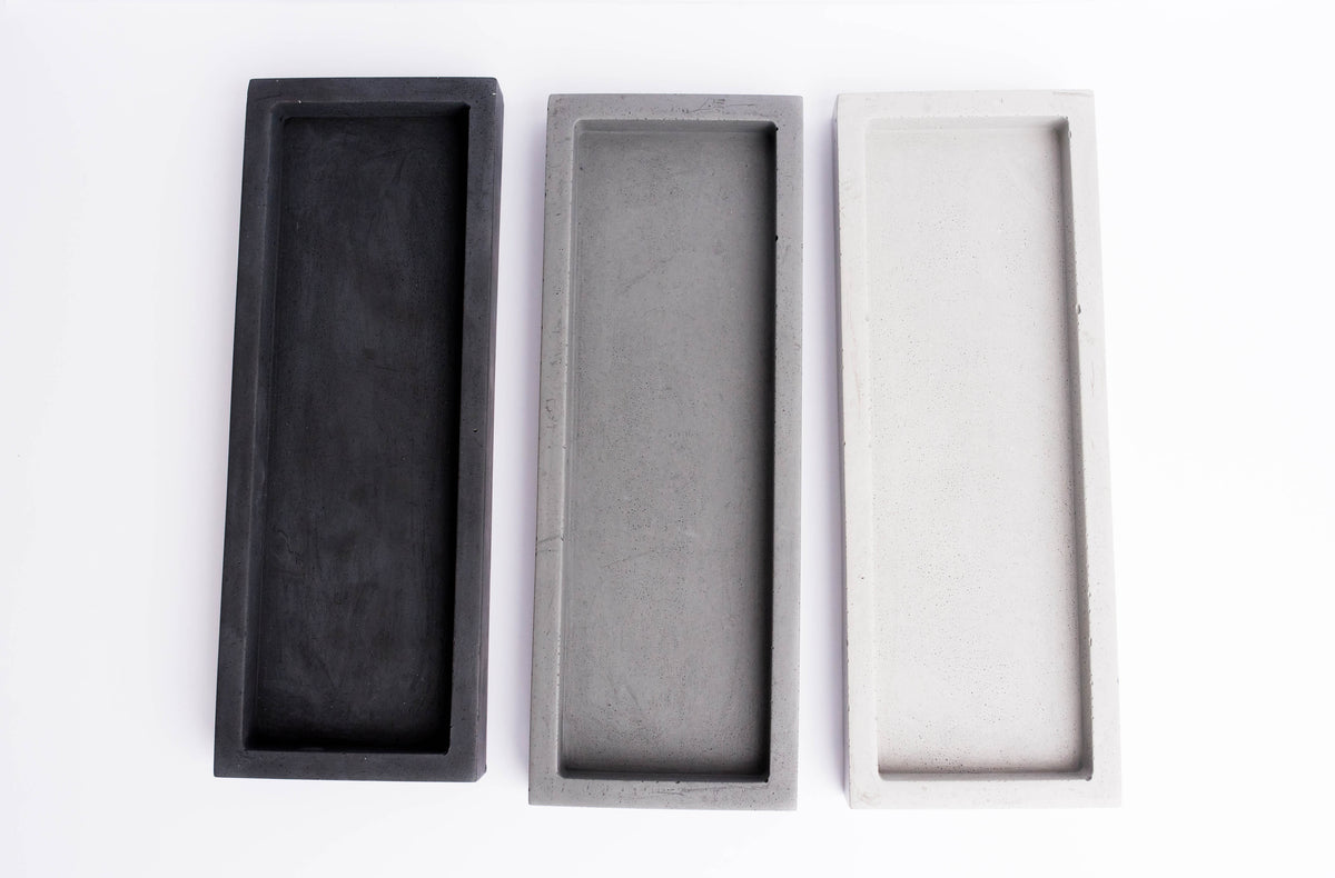 Rectangular Concrete Tray | made by kippen